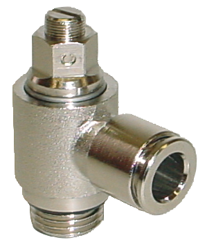 Flow control valves, "brass" version, with push-in fittings - AIRFIT ...